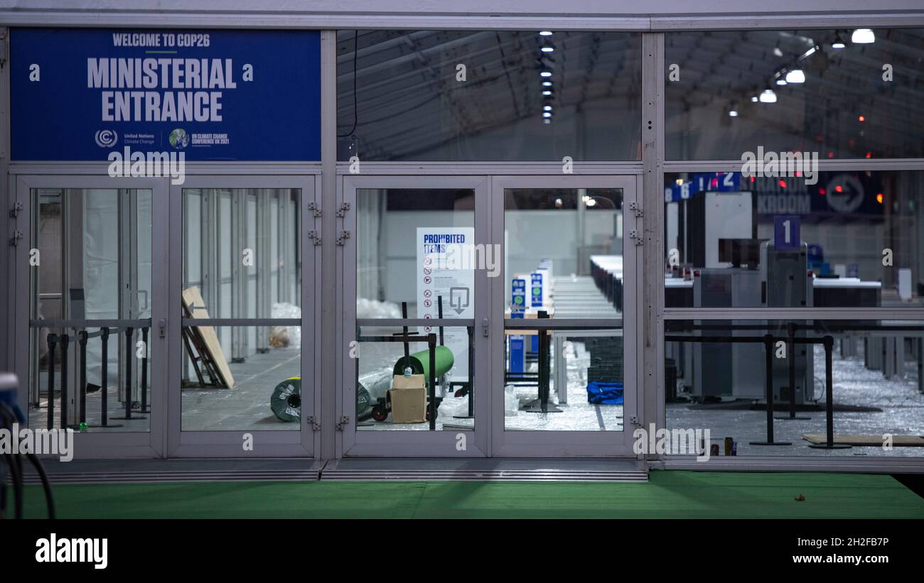 Glasgow, Scotland, UK. 21st Oct, 2021. PICTURED: COP26 Ministerial ...