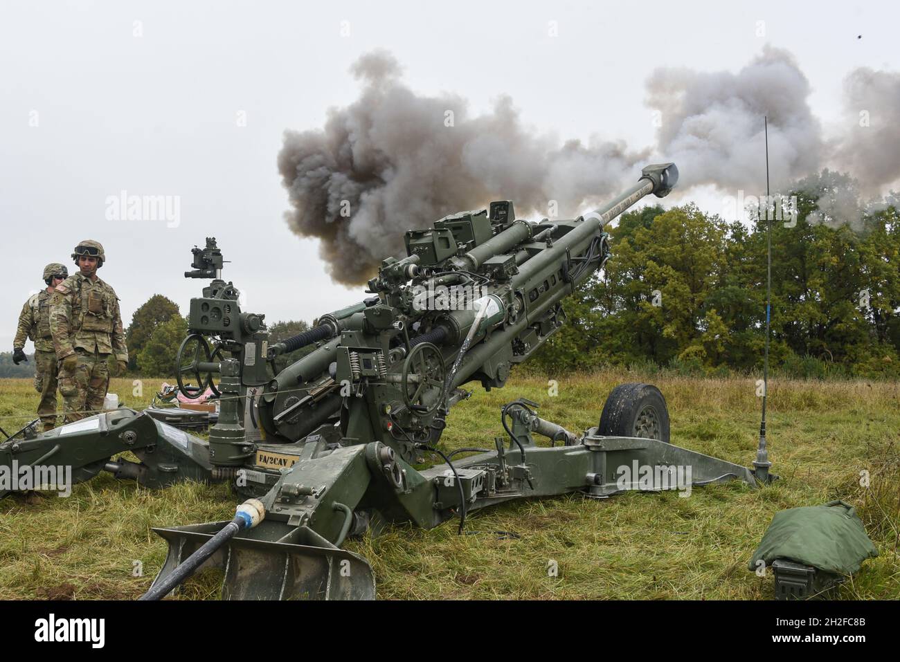 U.S. Soldiers, assigned to Field Artillery Squadron, 2nd Cavalry ...