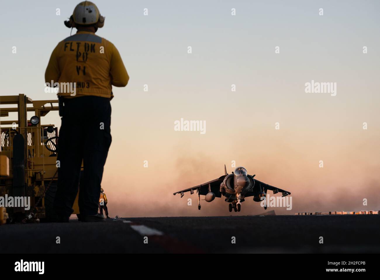 An AV-8B pilot assigned to the Aviation Combat Element, 22nd Marine ...