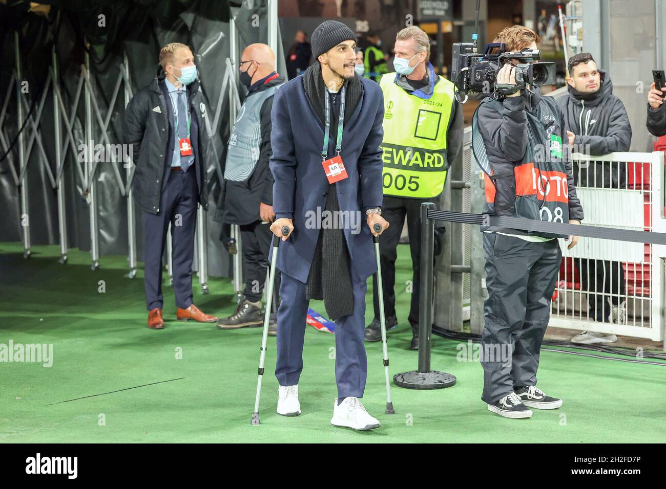 Copenhagen, Denmark. 21st Oct, 2021. Carlos Zeca of FC Copenhagen seen ...