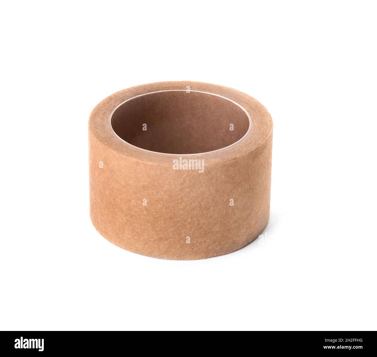 Medical sticking plaster roll on white background Stock Photo - Alamy