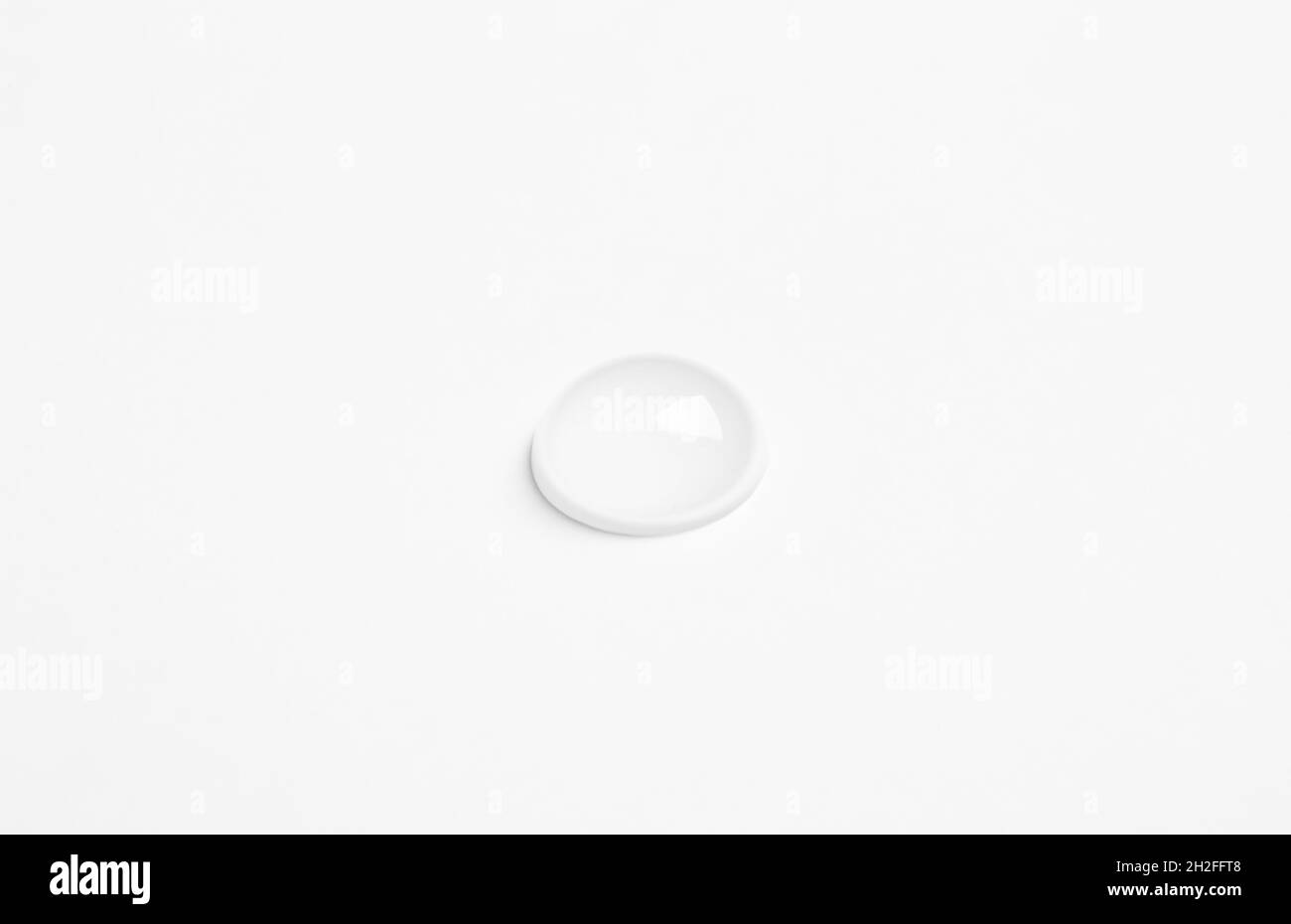 Pure water drop on white background, closeup Stock Photo - Alamy