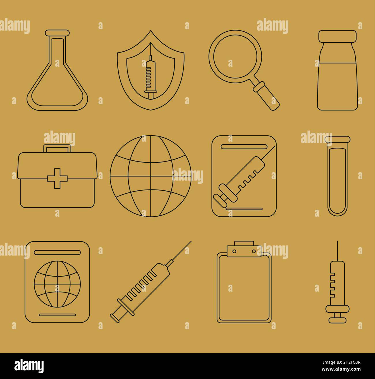 medical symbols icon set design Stock Vector Image & Art - Alamy