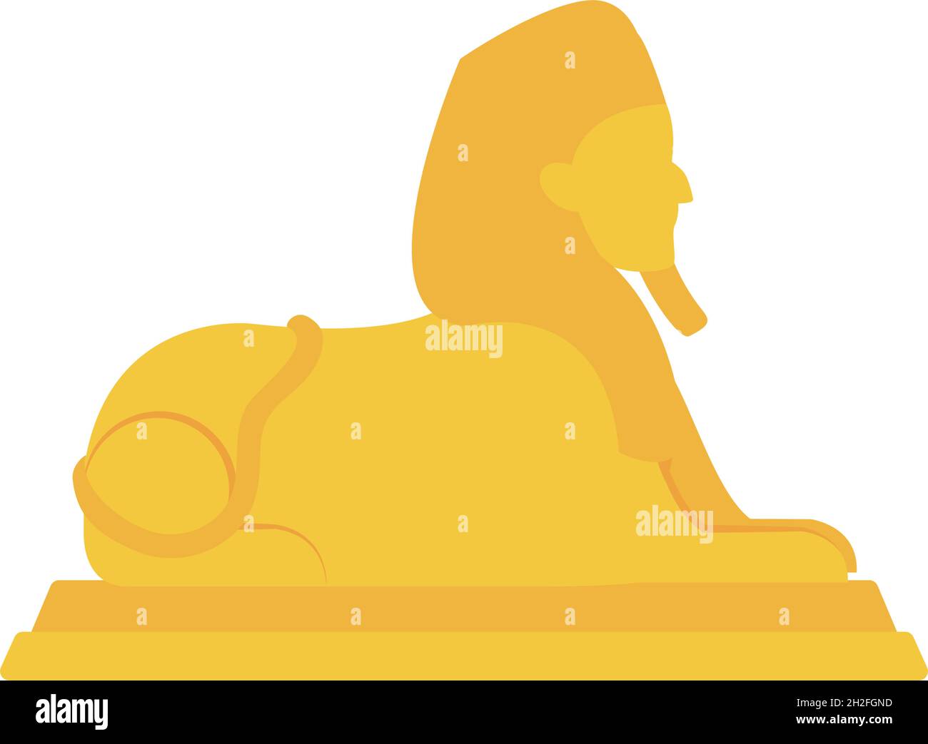 egypt sphinx icon on white background Stock Vector Image & Art - Alamy