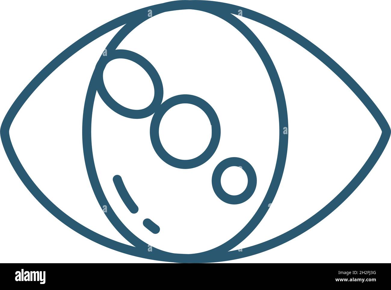 eye icon on white background Stock Vector Image & Art - Alamy