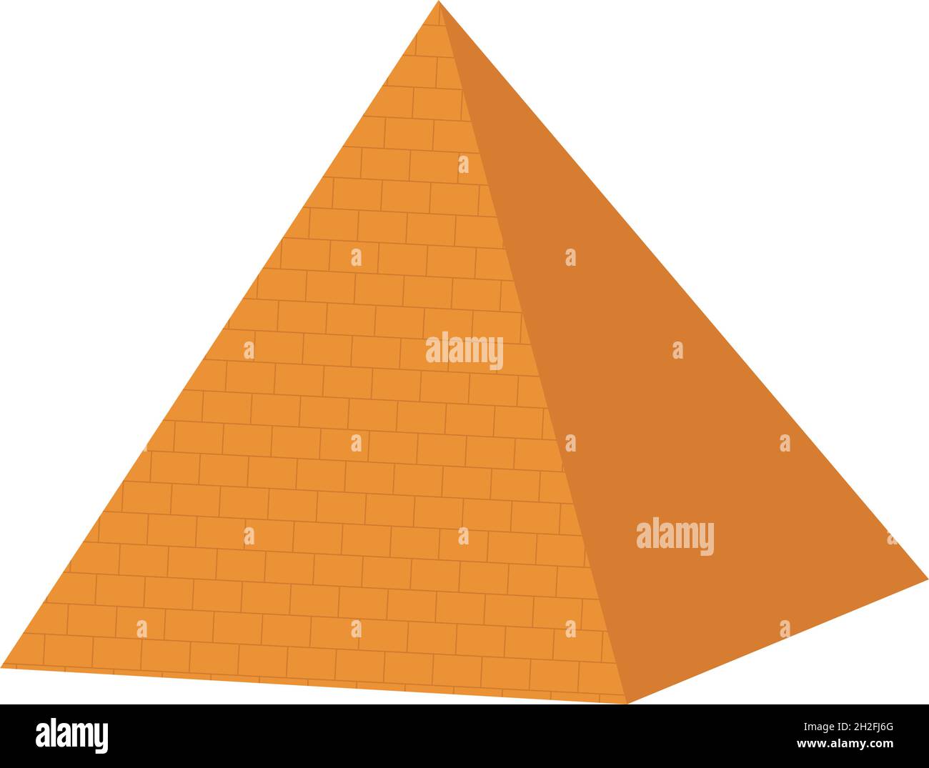 Egyptian pyramid icon on white background Stock Vector Image & Art - Alamy