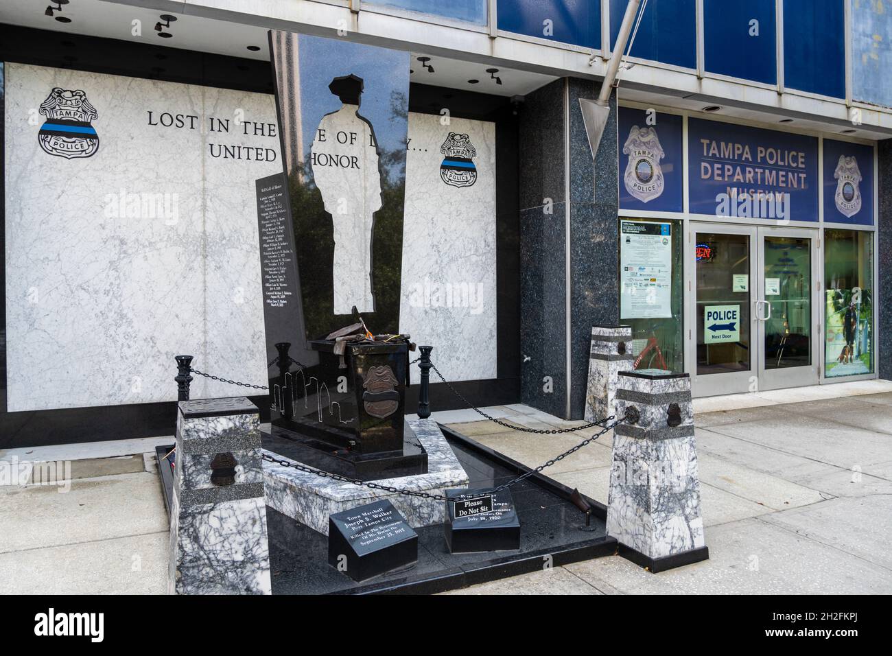 Tampa Police Department Museum - Tampa, Florida, USA Stock Photo - Alamy