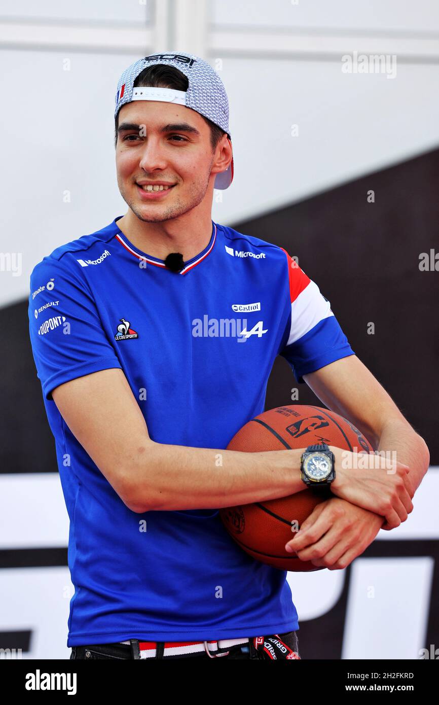 Austin, Texas, USA. 21st October 2021, Esteban Ocon (FRA) Alpine F1 ...