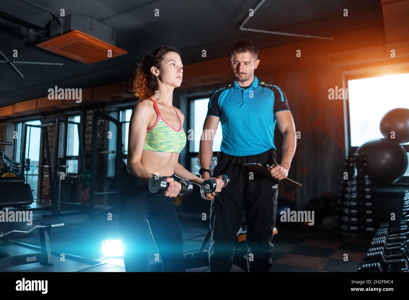Female personal trainer hi-res stock photography and images - Alamy