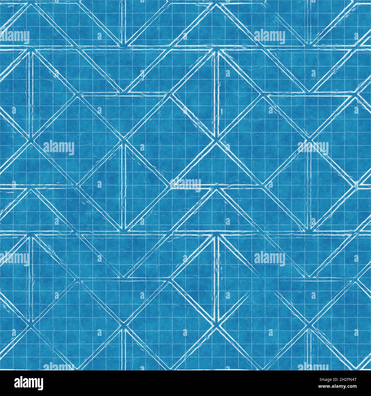 Seamless bright blue blueprint pattern for textile and print Stock ...