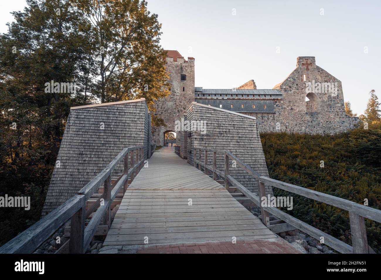 Sigulda Medieval Castle Ruins - Castle of the Livonian Order - Sigulda ...