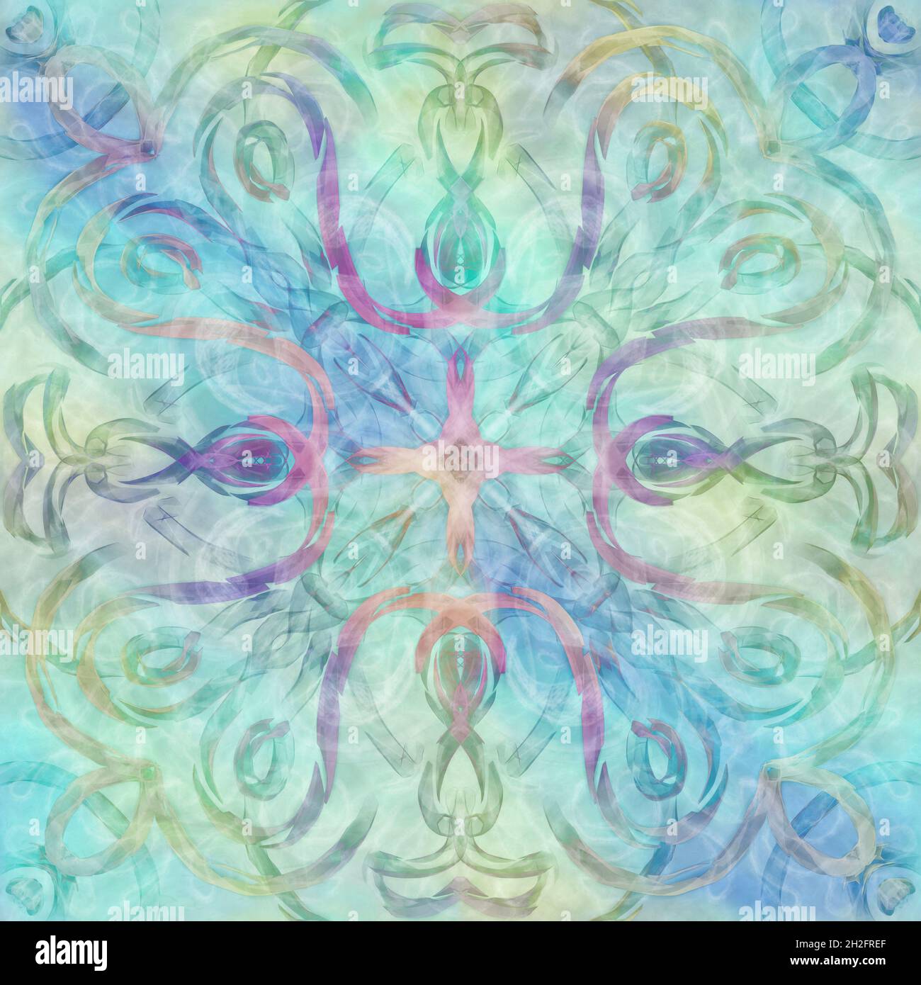 Seamless abstract fractal surface pattern design for fabric prints ...