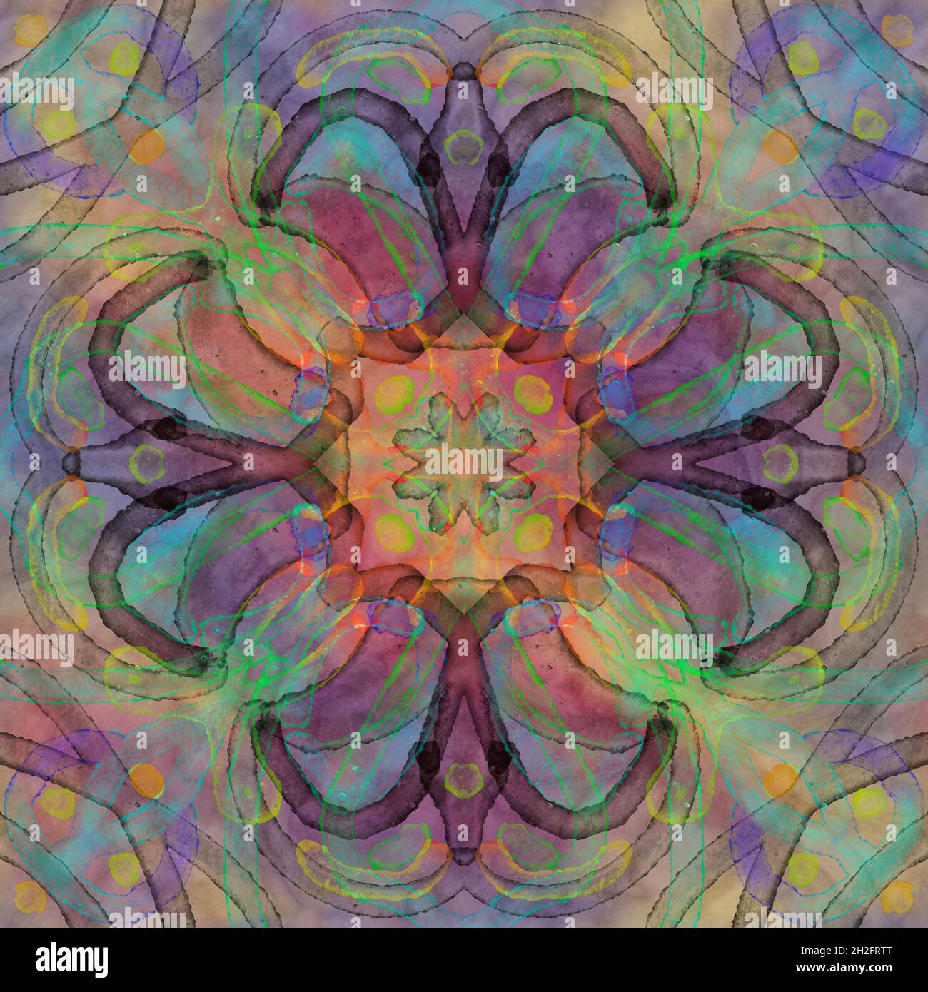 Seamless abstract fractal surface pattern design for fabric prints ...