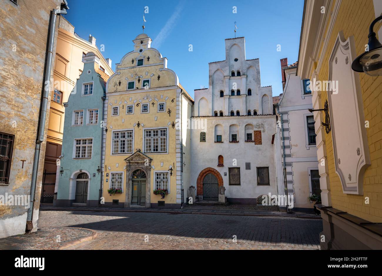 Three Brothers - three dwelling houses in Riga, the oldest dating from ...