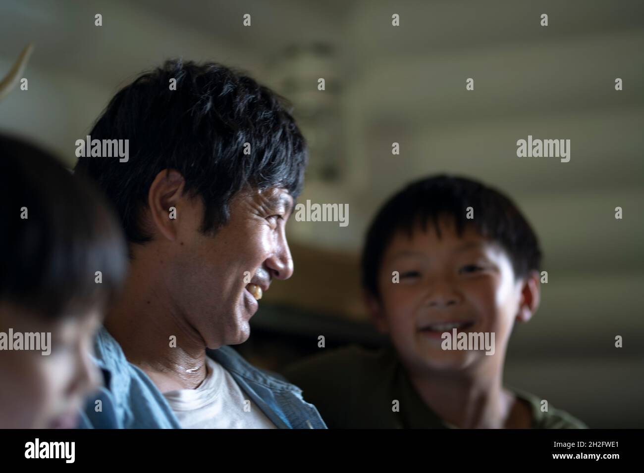 Japanese father son hi-res stock photography and images - Alamy