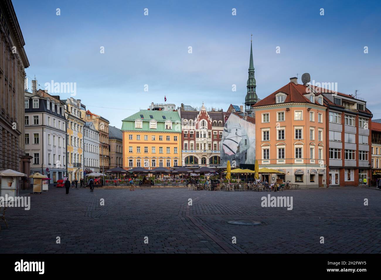 Dome Square - Riga, Latvia Stock Photo - Alamy