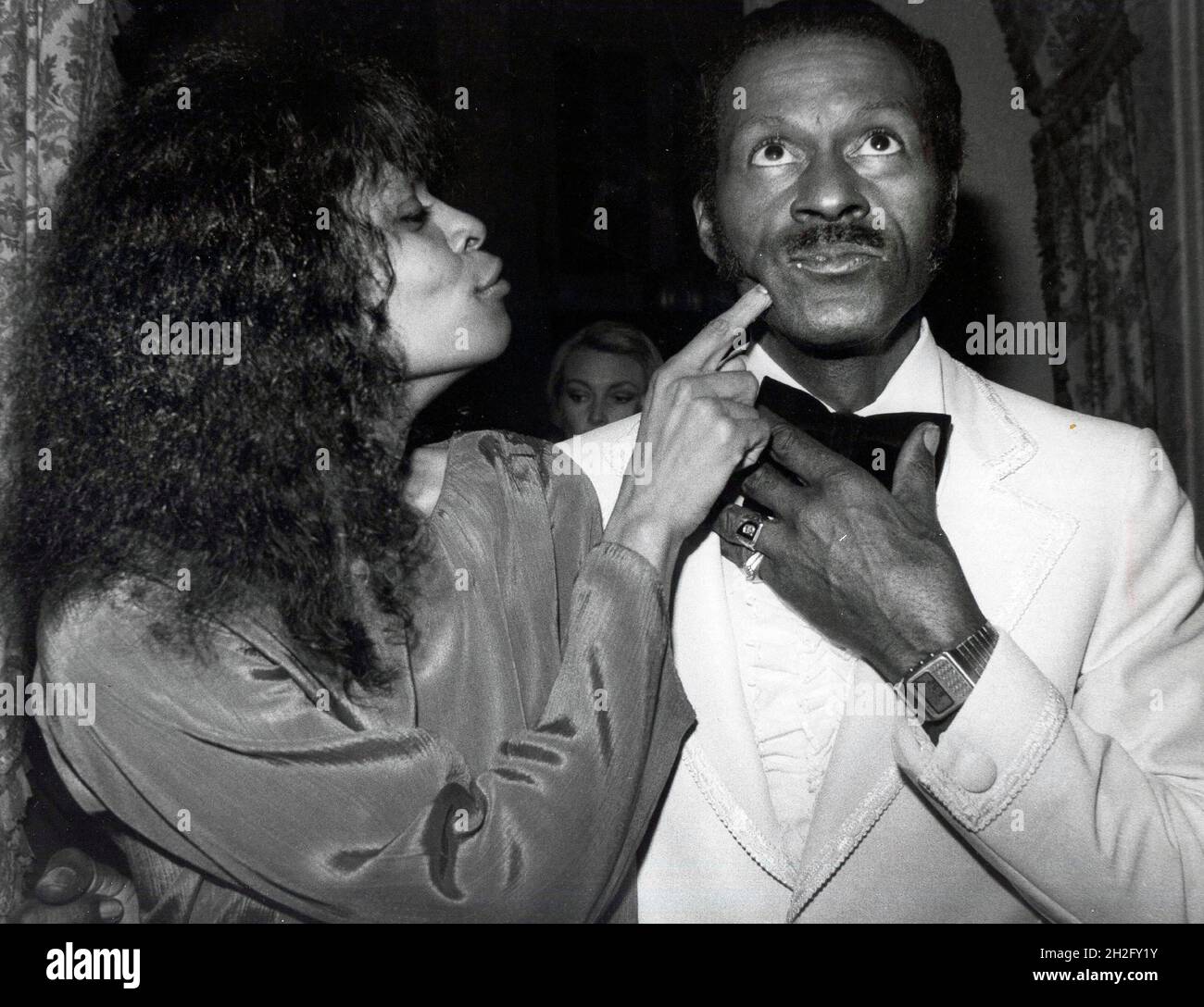 Chuck Berry with daughter 1981 Photo by Adam Scull/PHOTOlink Stock ...