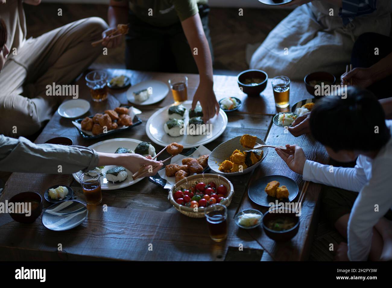 Dining in Country Life Stock Photo - Alamy