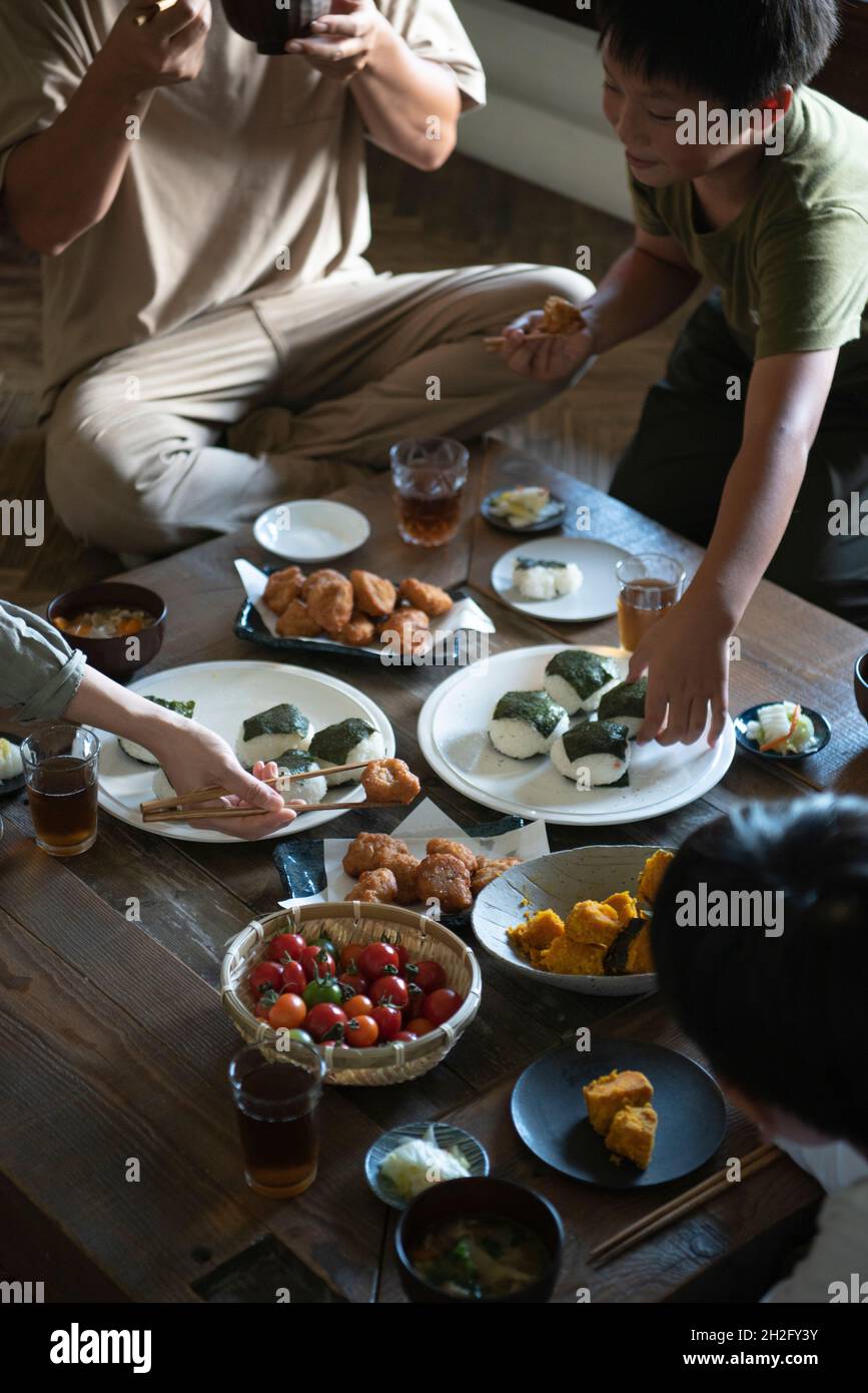 Dining in Country Life Stock Photo - Alamy