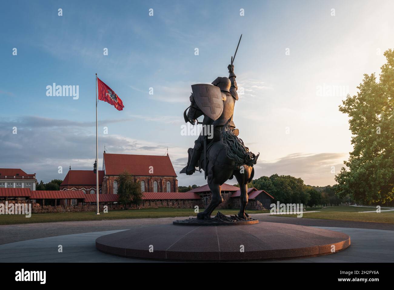 Vytis Sculpture, the Freedom Warrior - Lithuania National Symbol with ...