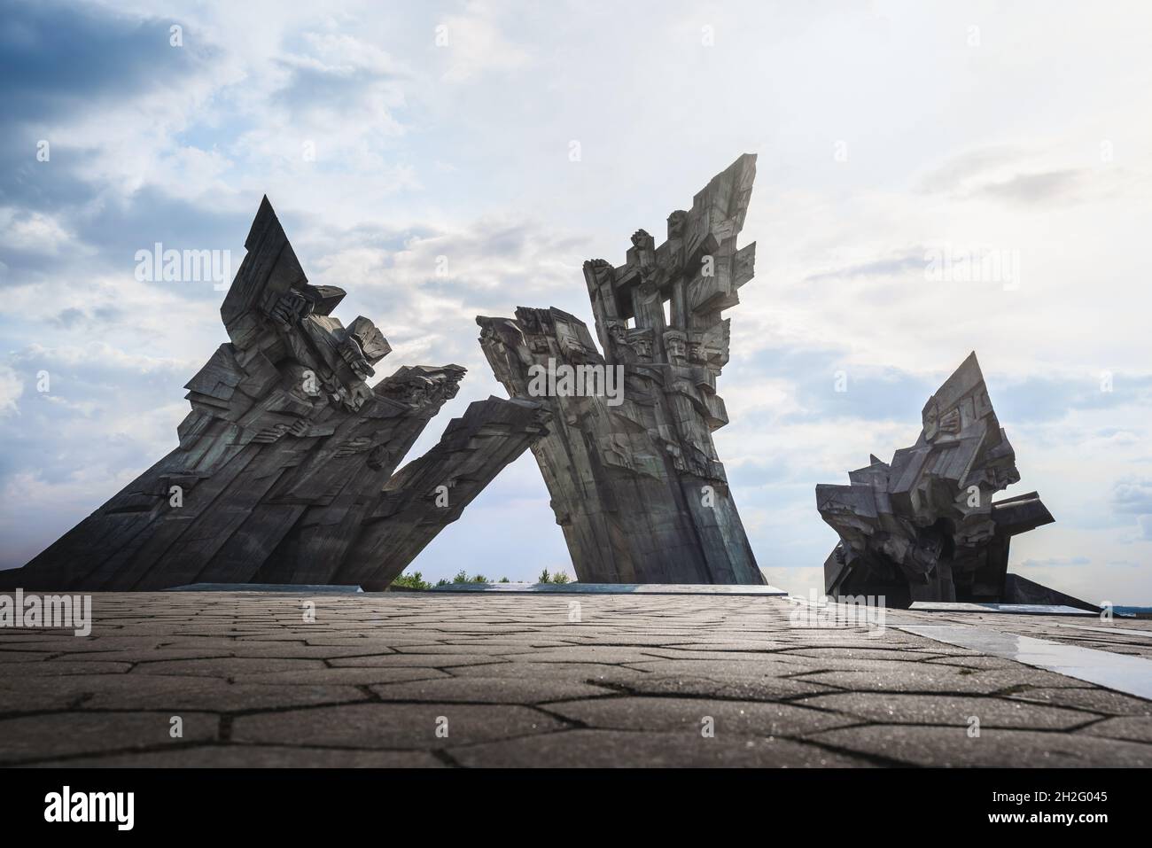 Ninth Fort memorial created by Alfonsas V. Ambraziunas in 1984 - Kaunas ...