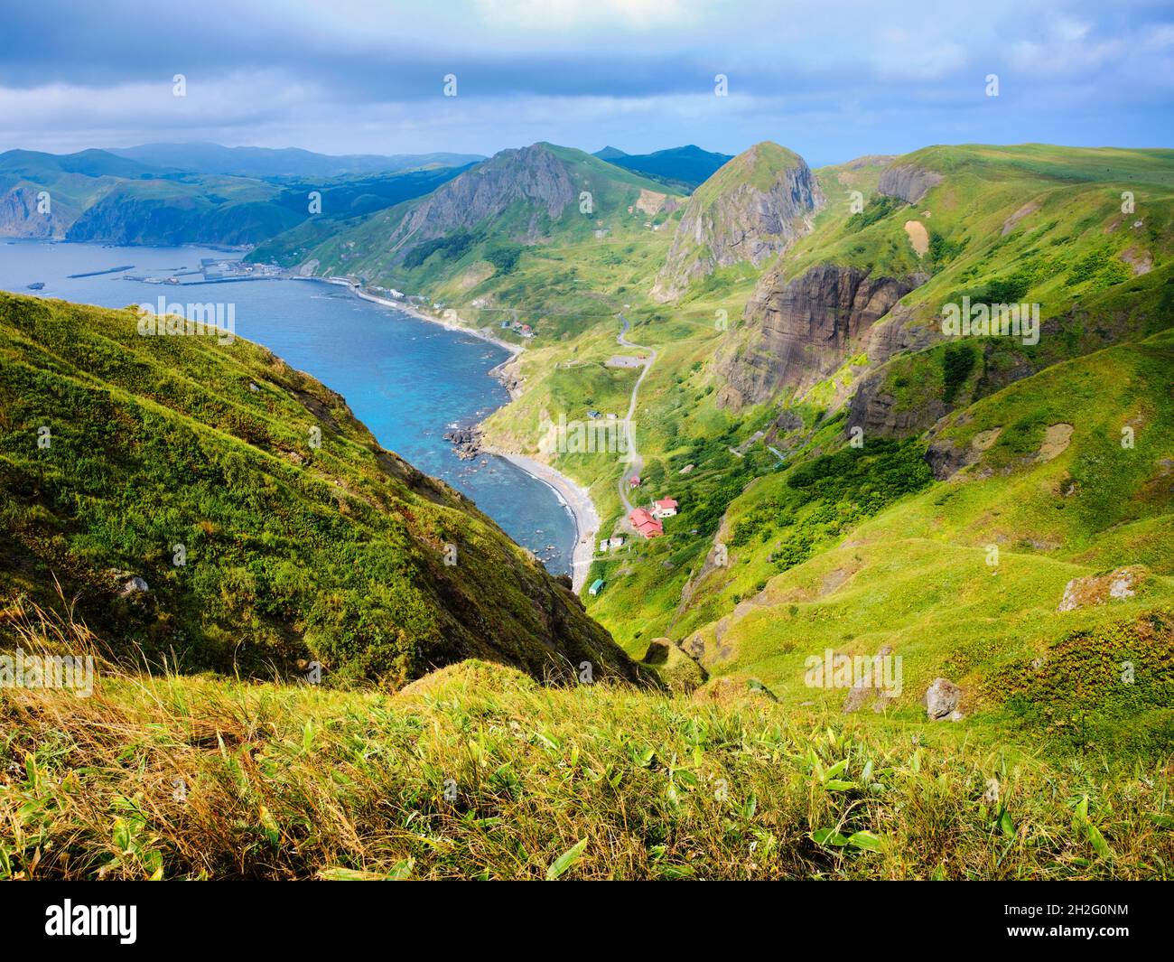 Landscape in Rebun Island, Hokkaido Stock Photo - Alamy