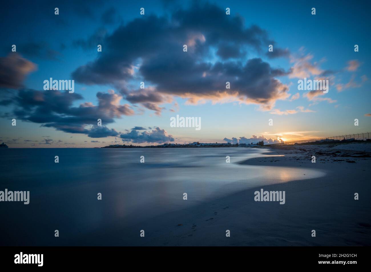 Views of the Dutch side of the Caribbean island of St Martin Stock ...