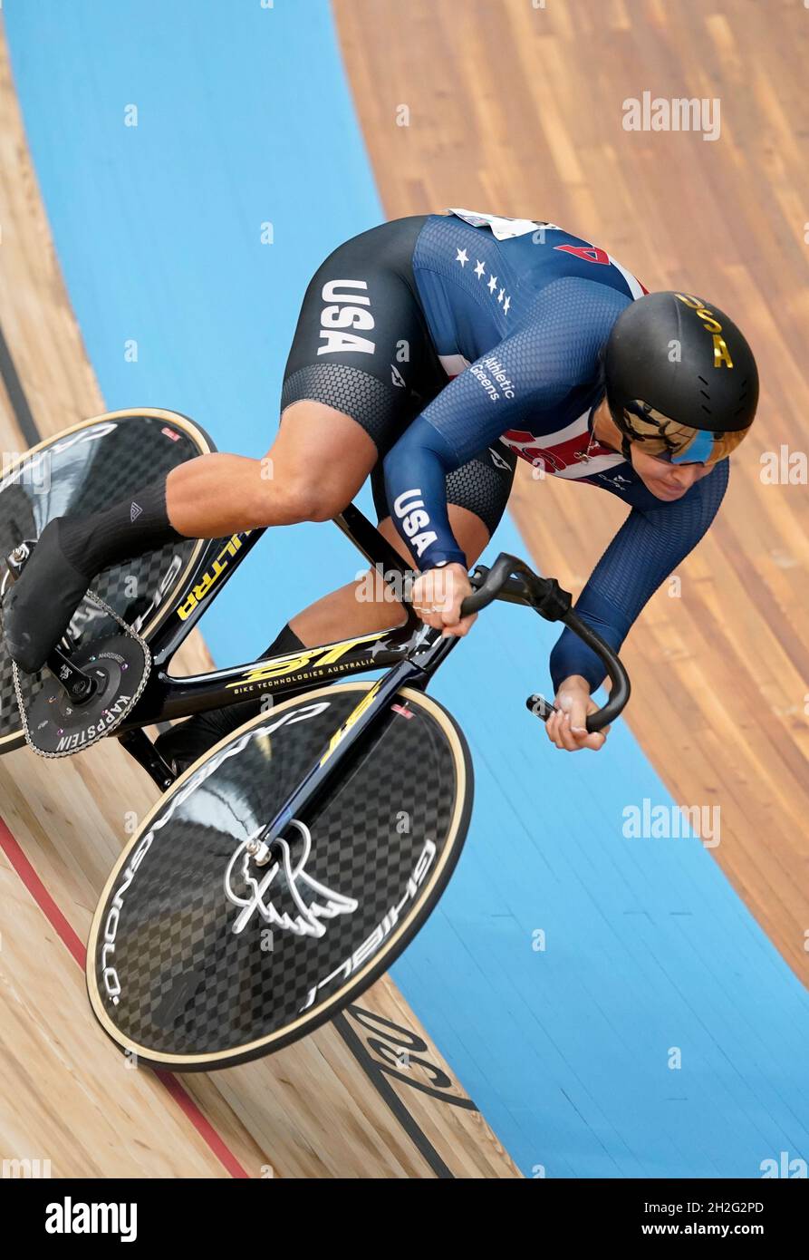 Roubaix, France, October 21, 2021, Mandy MARQUARDT of USA in Qualifying ...