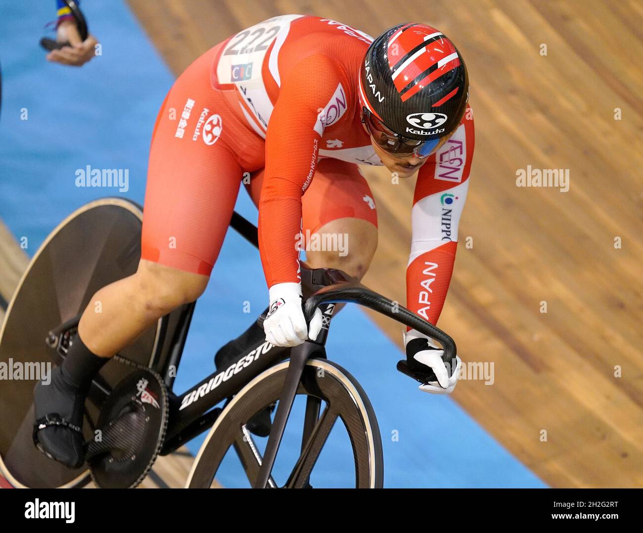 Roubaix, France, October 21, 2021, Koyu Matsui of Japan in Keirin Men ...