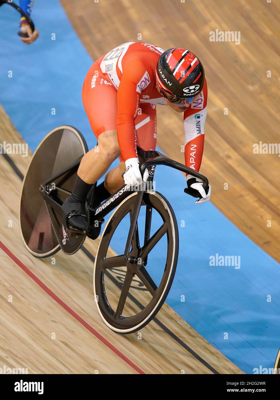 Roubaix, France, October 21, 2021, Koyu Matsui of Japan in Keirin Men ...