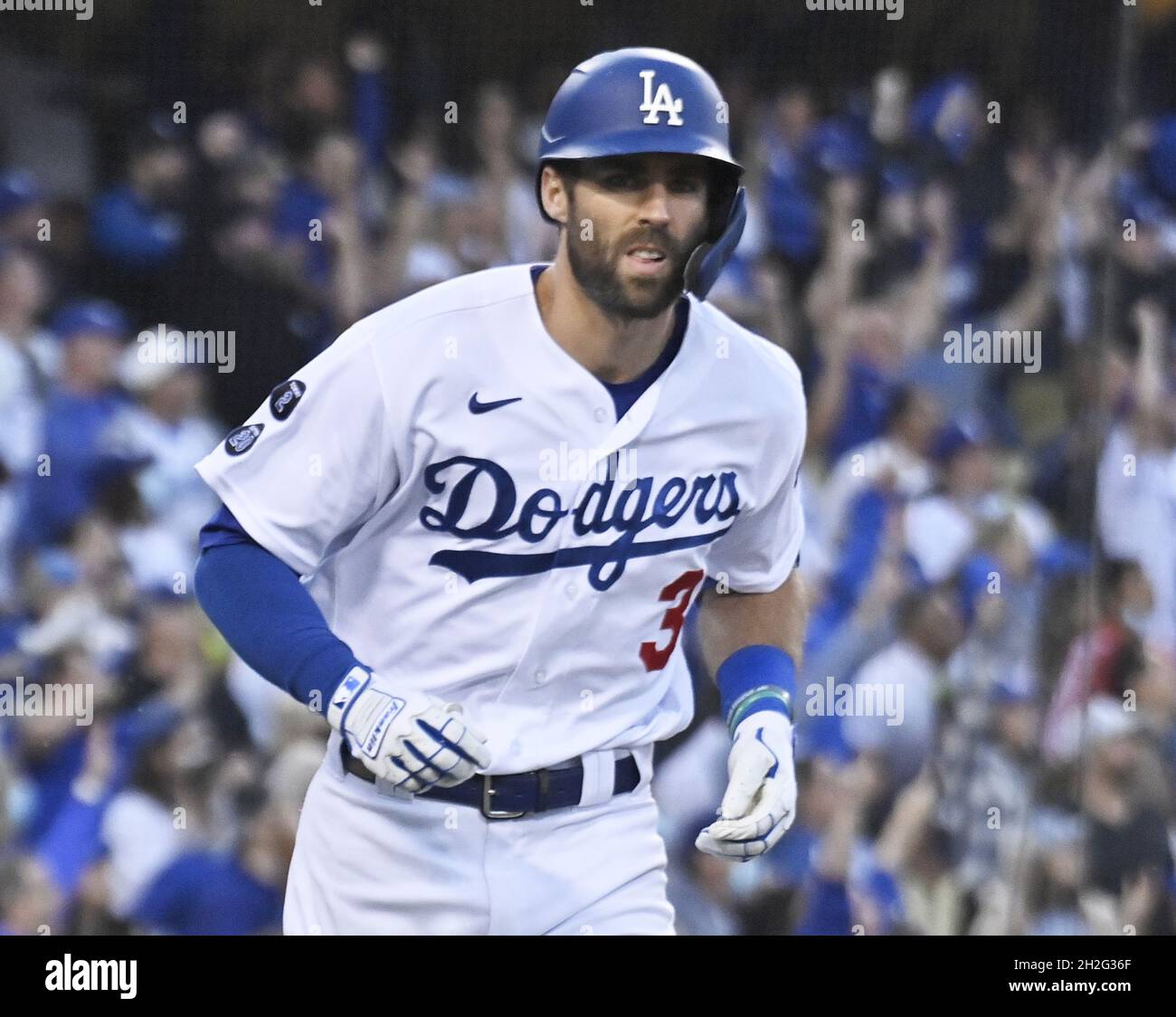 Los Angeles, United States. 21st Oct, 2021. Los Angeles Dodgers third ...
