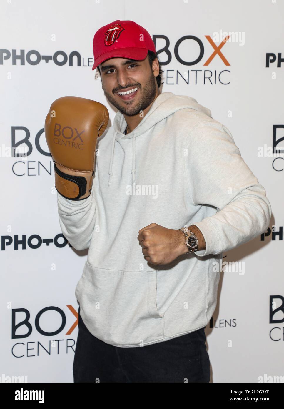 Kurran Pooni attends the launch party for the Boxcentric private member ...