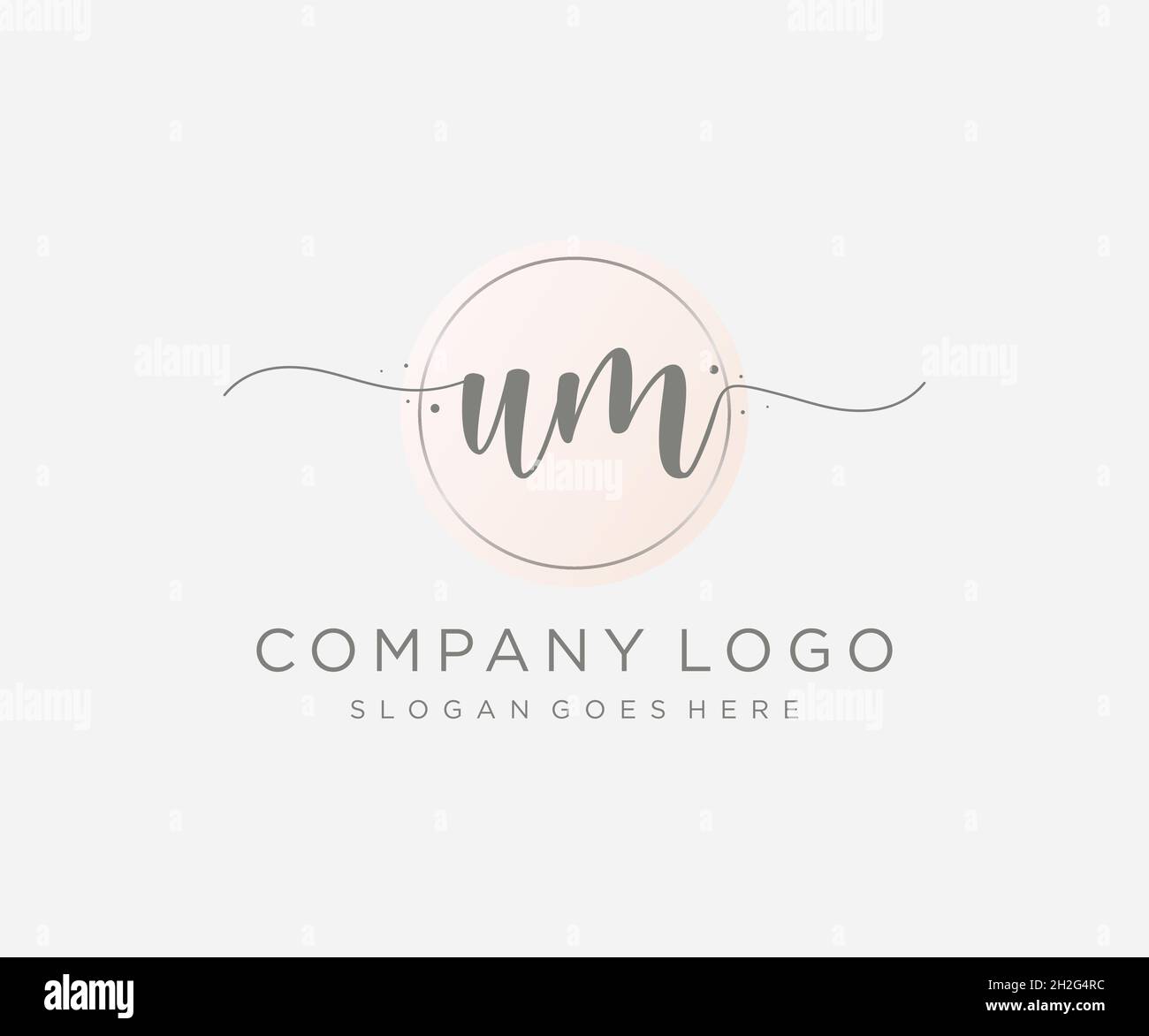 Um minimal logo design hi-res stock photography and images - Alamy