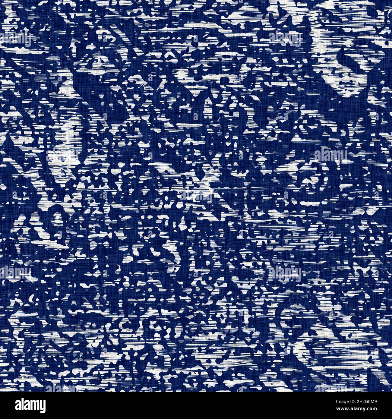 Indigo dyed fabric random flecks pattern texture. Seamless textile ...