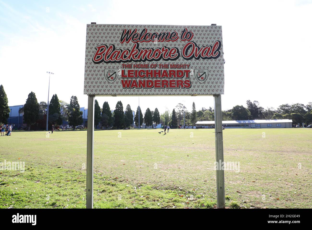Blackmore Oval, Canal Road, Leichhardt NSW 2040 Stock Photo - Alamy