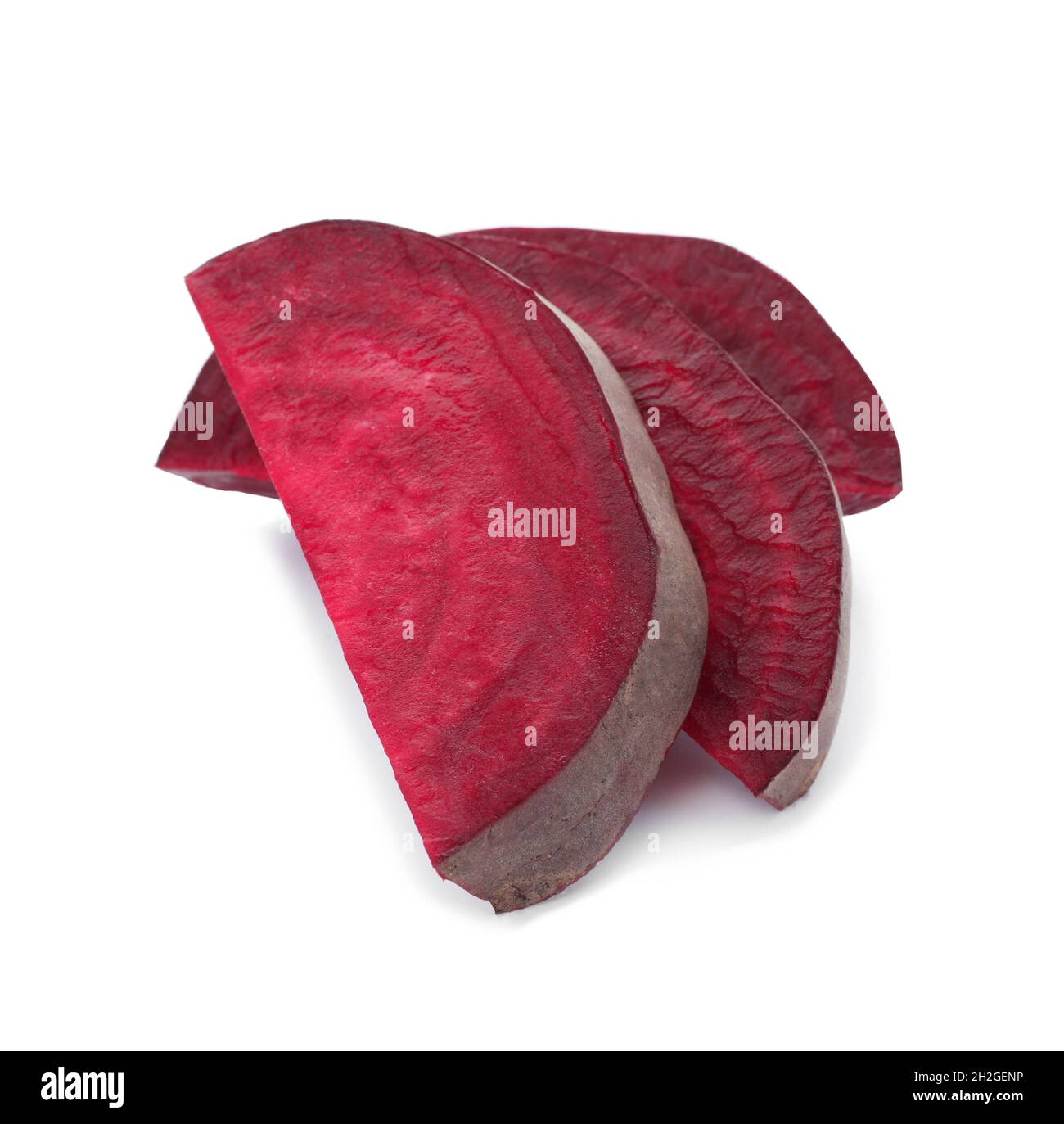 Cut beet on white background. Taproot vegetable Stock Photo - Alamy