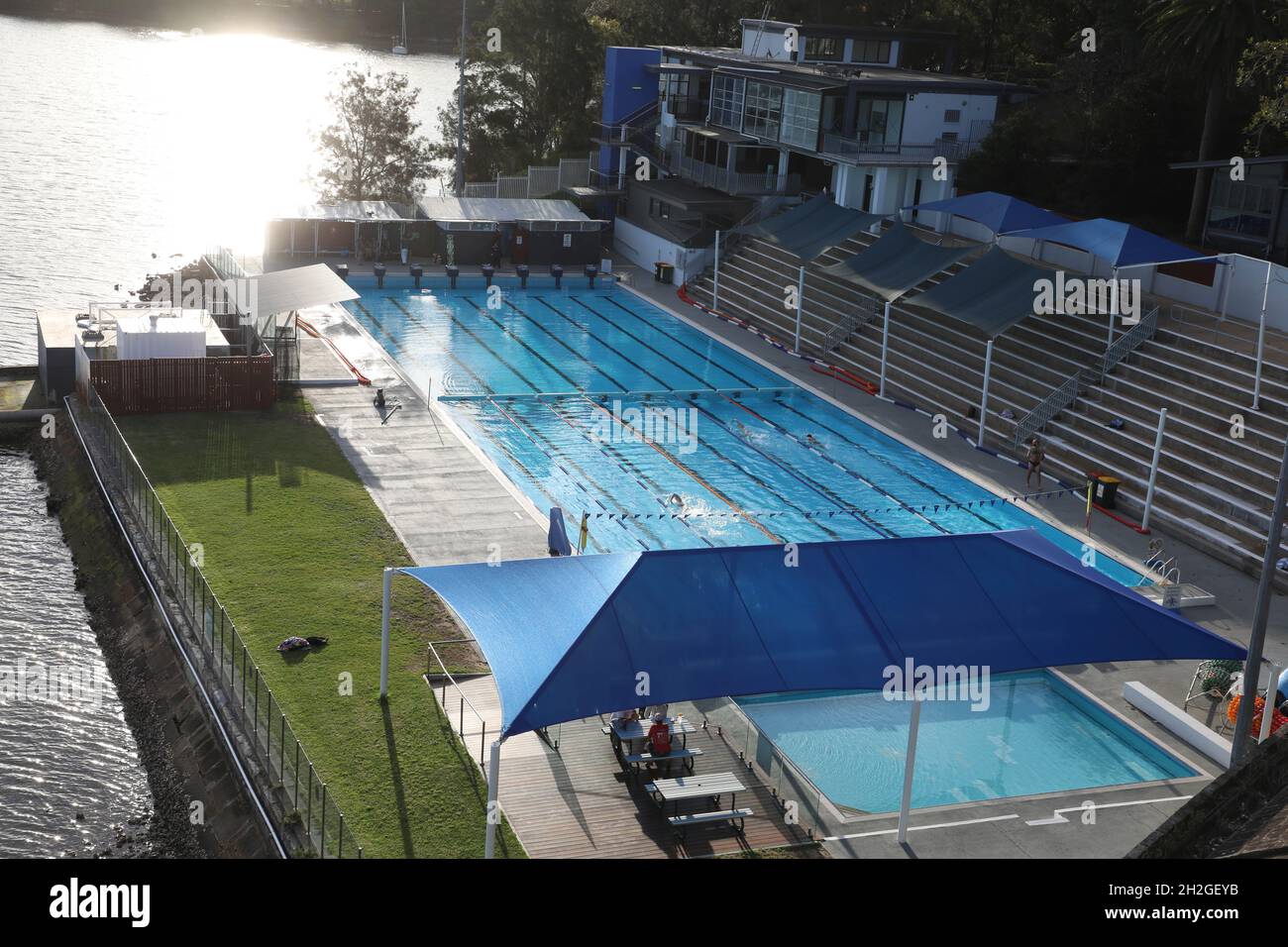Drummoyne Swimming Centre, Drummoyne, Sydney, NSW, Australia Stock ...
