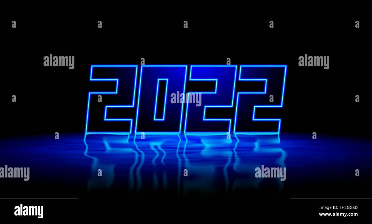 Blue Neon Lights 2022
