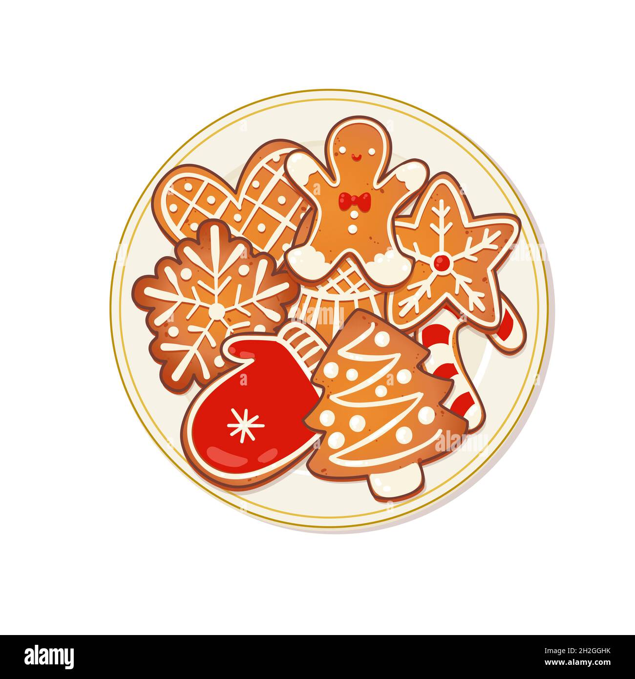 Clipart Of Plate Of Cookies