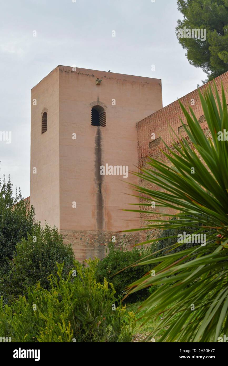 The Alhambra of Granada. Nazari monumental complex Stock Photo - Alamy