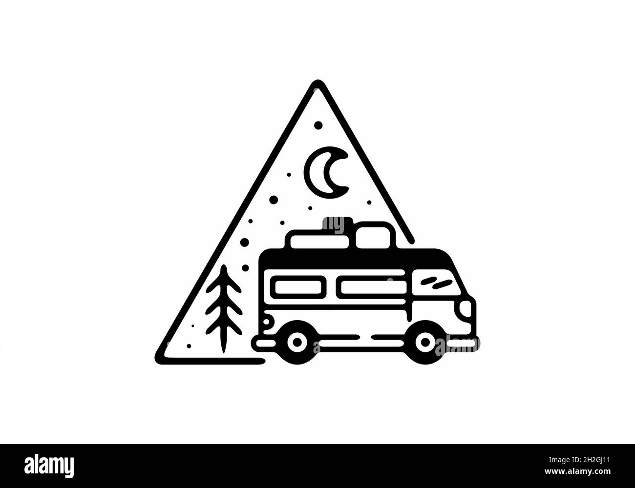 Line Art Illustration Of Campervan Design Stock Vector Image Art Alamy line-art-illustration-of-campervan-design-stock-vector-image-art-alamy