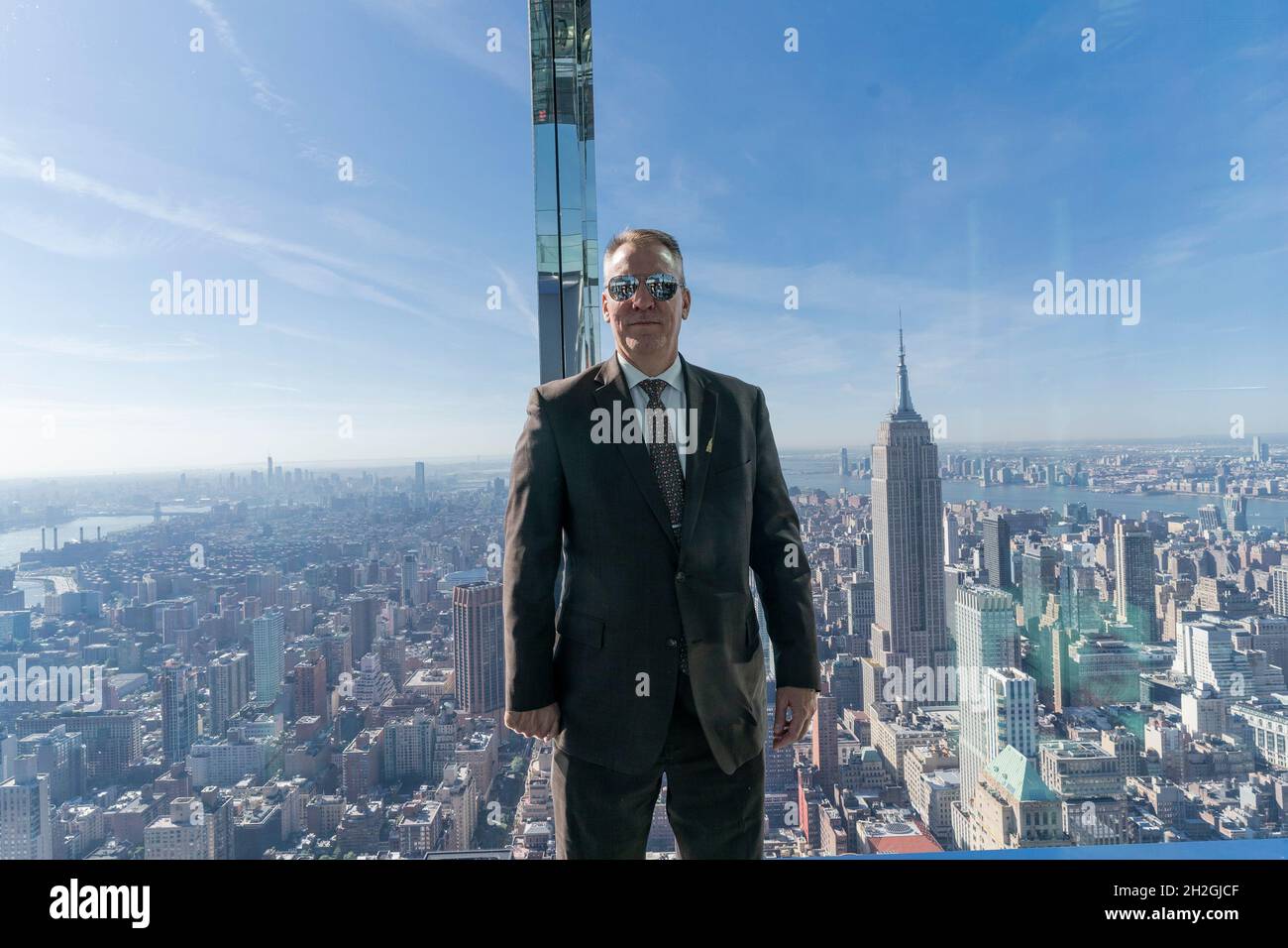 New York, USA. 21st Oct, 2021. NYPD Commissioner Dermot Shea seen on ...