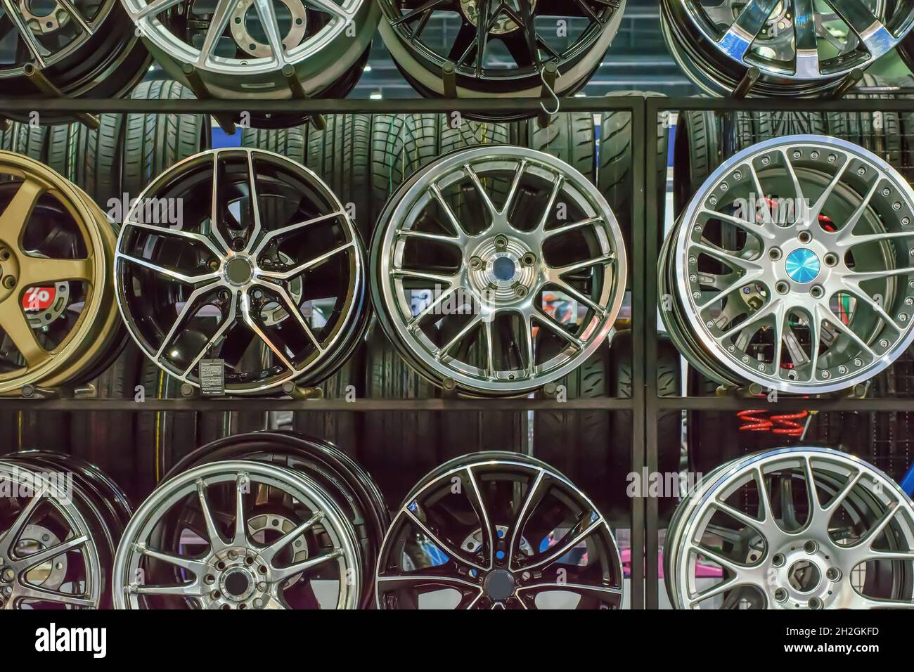 Magnesium alloy wheel or mag wheel or max wheels of car Stock Photo - Alamy