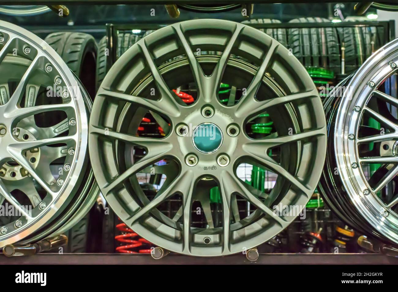Magnesium alloy wheel or mag wheel or max wheels of car Stock Photo - Alamy
