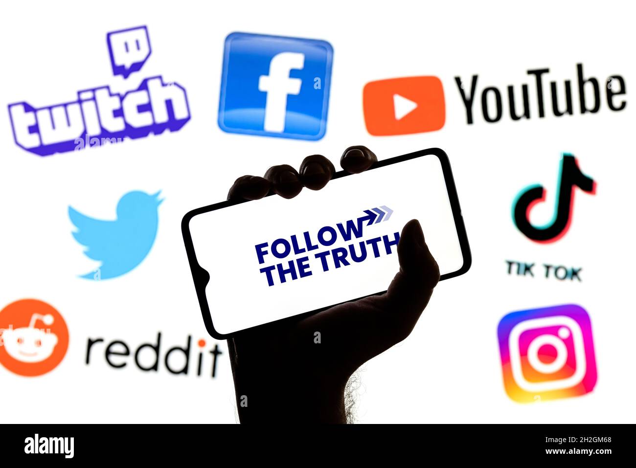 Truth social logo hi-res stock photography and images - Alamy