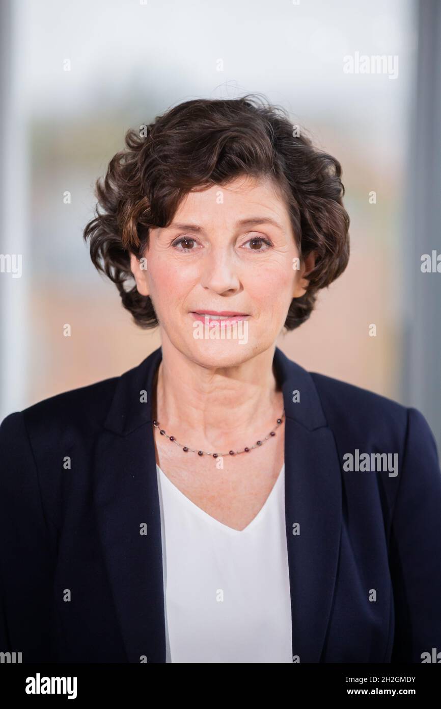 Berlin, Germany. 21st Oct, 2021. Inge Paulini, President of the Federal ...