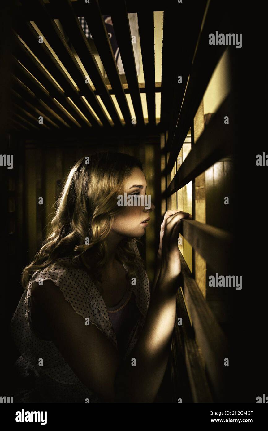 MEG FRASER in BLOODY HELL (2020), directed by ALISTER GRIERSON. Credit ...