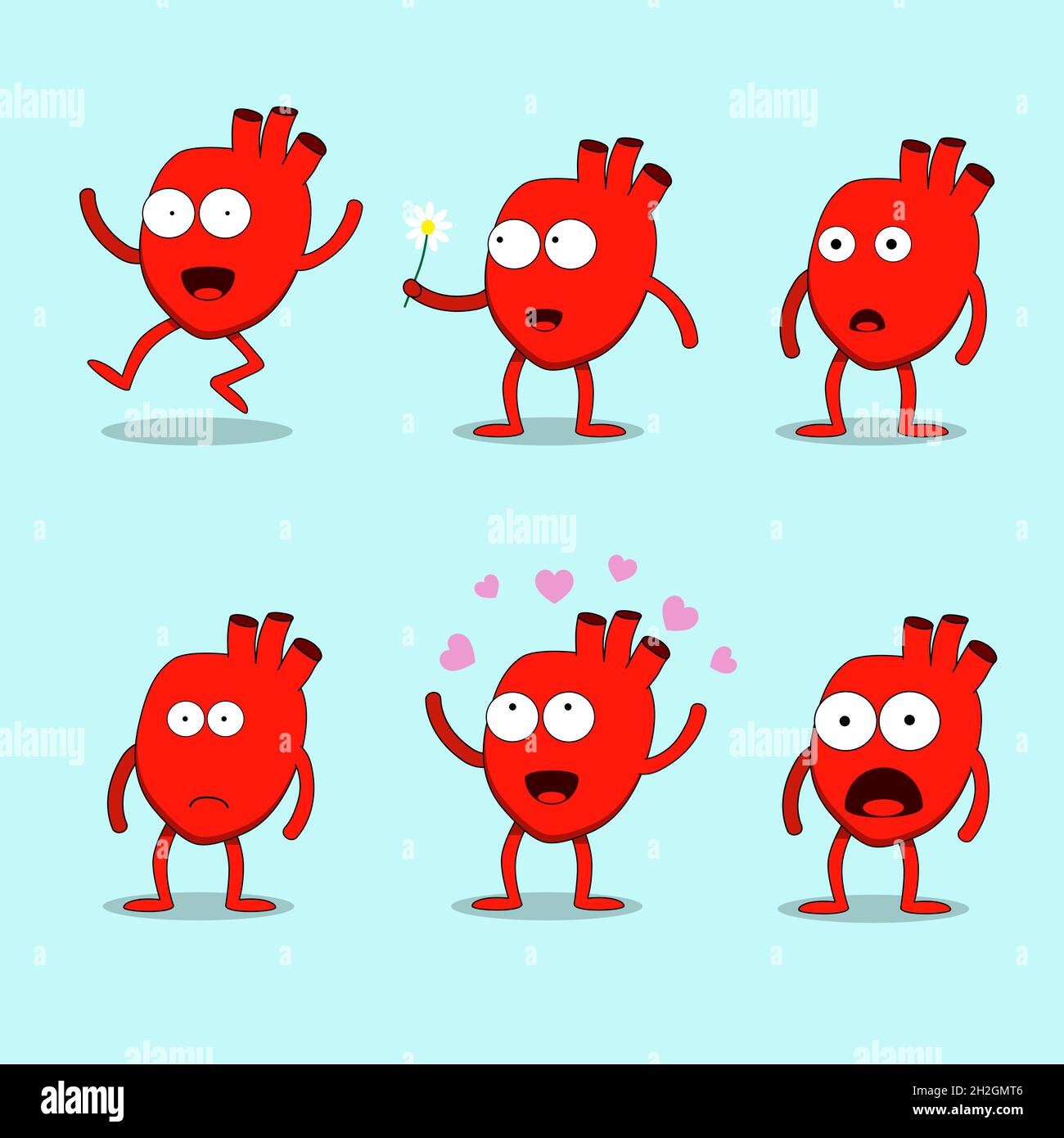 Cute vector valentine day Stock Vector Images - Alamy