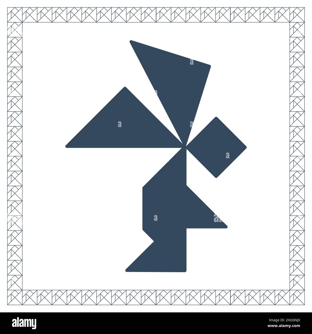 Tangram brain game ANGEL riddle Stock Vector Image & Art - Alamy