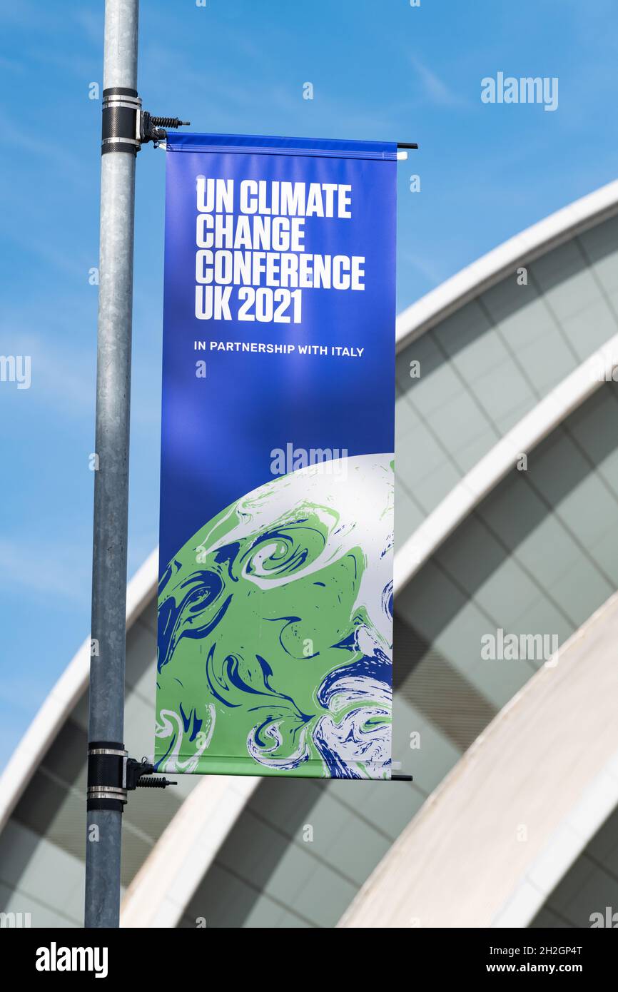 Cop26 banner hi-res stock photography and images - Alamy